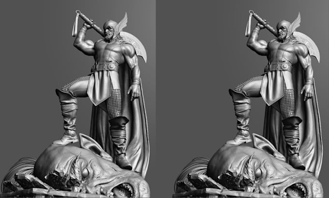 Sculpt 3d character model 3d printing design cosplay props stl 3d ...