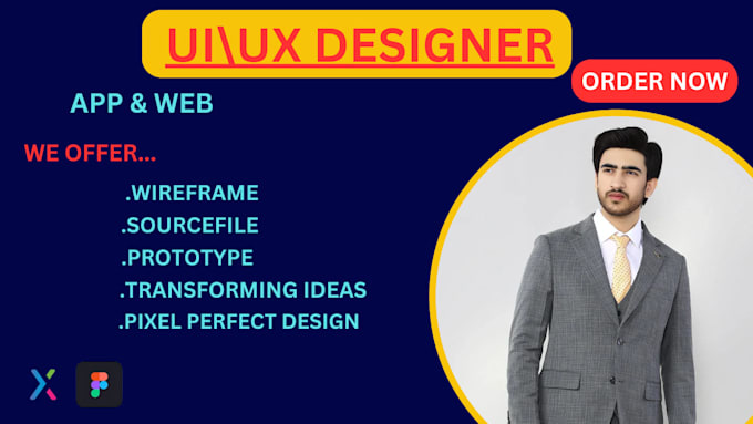 Design eyecatching uiux using figma and axure by Ahmedkhaann | Fiverr