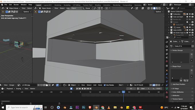 Create 3d cgi product animation, vfx blender 3d animation by Lizzy ...