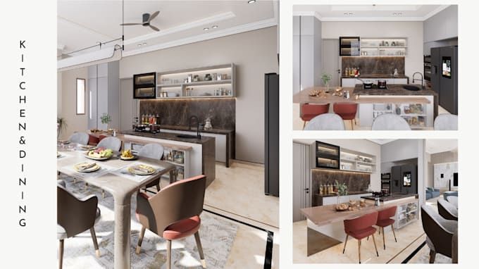 Design your ideal kitchen by Studioearthly | Fiverr