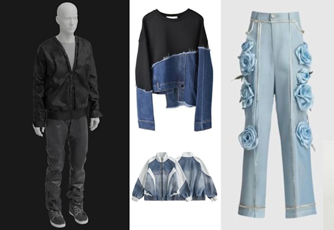 3d clothing design 3d garment design second life 3d rigging 3d apparel ...