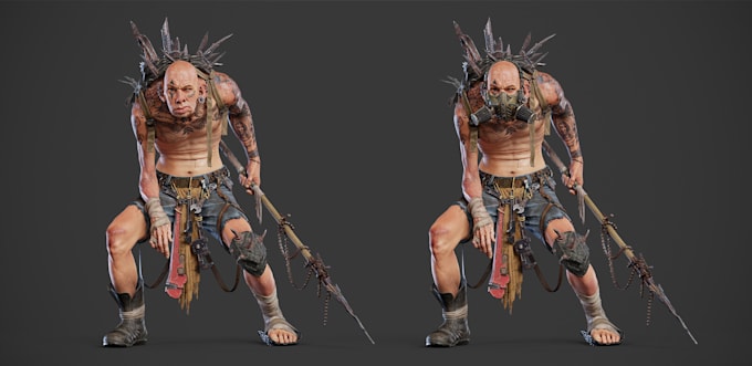 Create 3d game character modelling realistic character animation unreal engine by Venzva | Fiverr