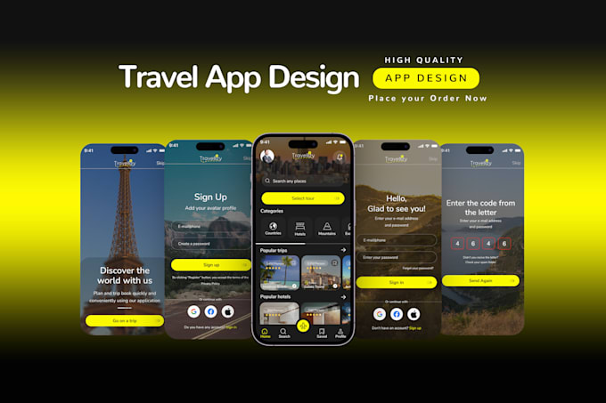 Do mobile app ui ux design in figma by Soohdiseno | Fiverr