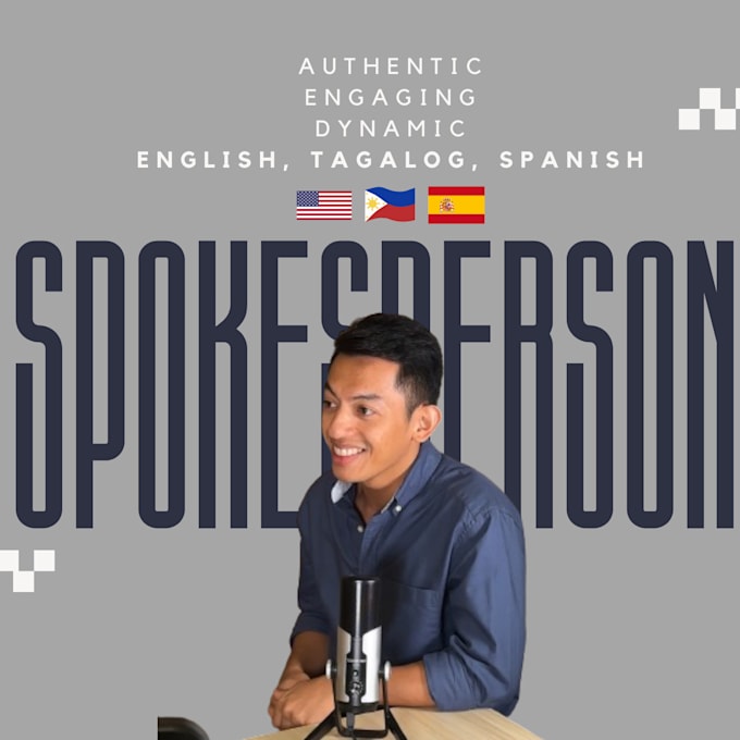 Be your authentic english or tagalog ugc spokesperson by Karljess | Fiverr