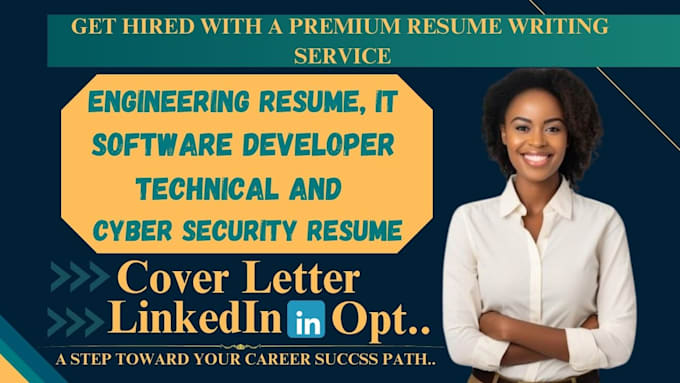 Write engineering , software developer, it, technical and cyber security resume by Anna_claire1 ...