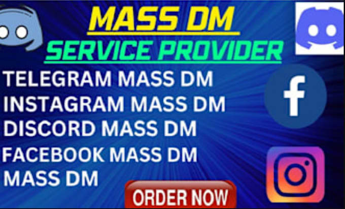 Instagram mass dm facebook mass dm direct messages discord mass dm bulk sms by Victoria1ola | Fiverr