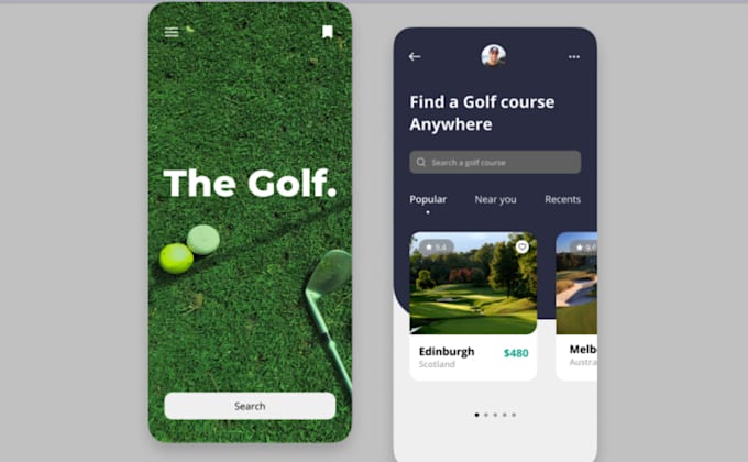 Develop golf booking app, golf website, golf tracking app, golf club ...