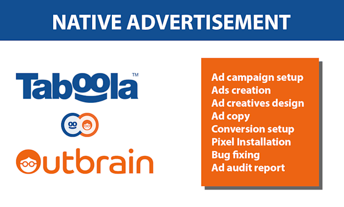 Setup high converting taboola ads and outbrain ads by Adsforte | Fiverr