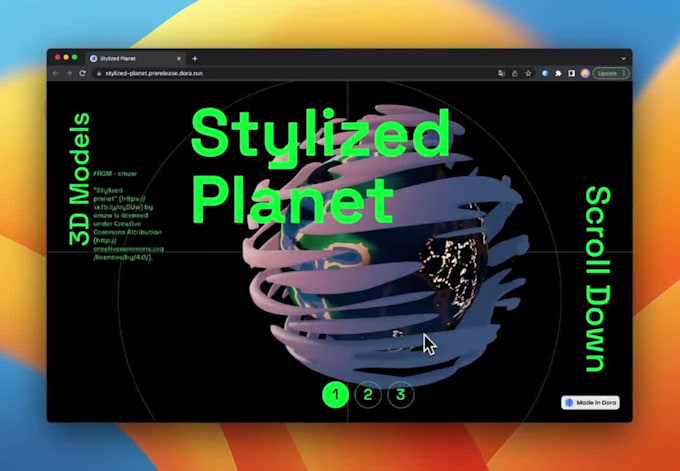 Do 3d model animation 3d webflow animation scrolling animation lottie ...
