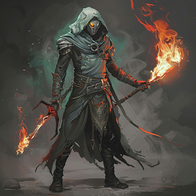 Draw a beautiful dnd character art by Aloaoran | Fiverr