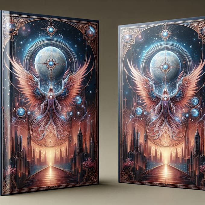 Draw a book cover for a fantasy novel, for you by Kacdiabuks | Fiverr