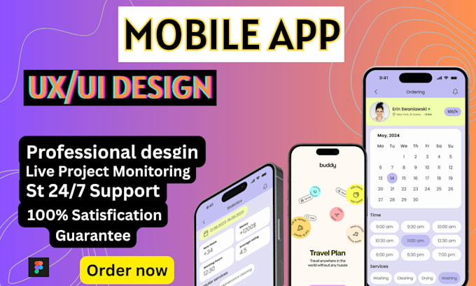 Design mobile app ux ui in figma by Andres_roemer | Fiverr