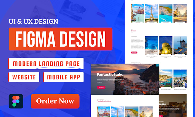 Do figma landing page, figma website design, website ui design or figma ...