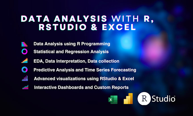 Do expert data analysis, visualization in rstudio and excel by Mrahman_stat | Fiverr