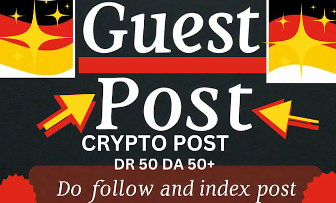 Do guest post, high quality guest post , high authority german guest ... Do guest post, high quality guest post , high authority german guest ...