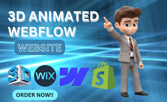 Design a 3d interactive and animated website by Adebisi_tommy | Fiverr