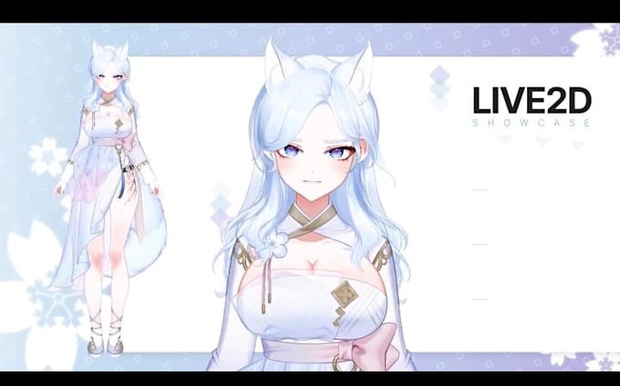 Design and rig custom live2d vtuber model, live2d rigging, streaming ...