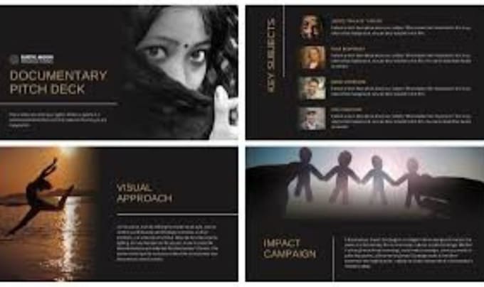 Design film pitch deck presentation, movie powerpoint pitch deck by ...