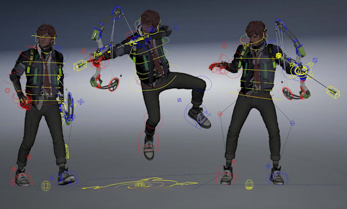 Model and rig your 3d character professionally in blender and maya by ...