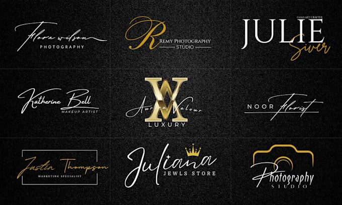 Design scripted signature luxury handwritten name business logo by Zain ...