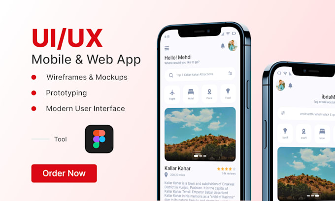 Make amazing mobile app ui, app ui ux design by Saqib_gillani0 | Fiverr