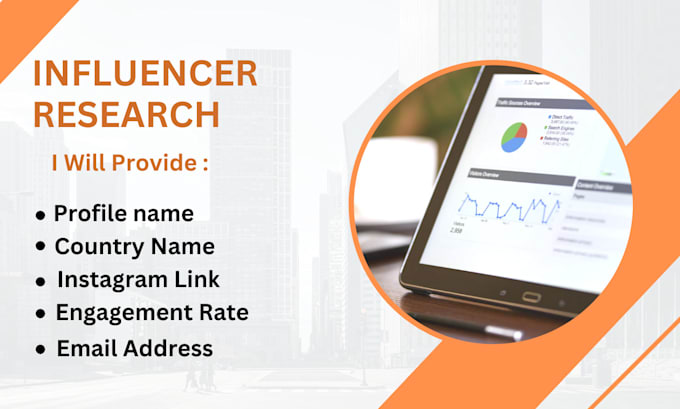 Do instagram influencer research for you by Syed_labib1 | Fiverr