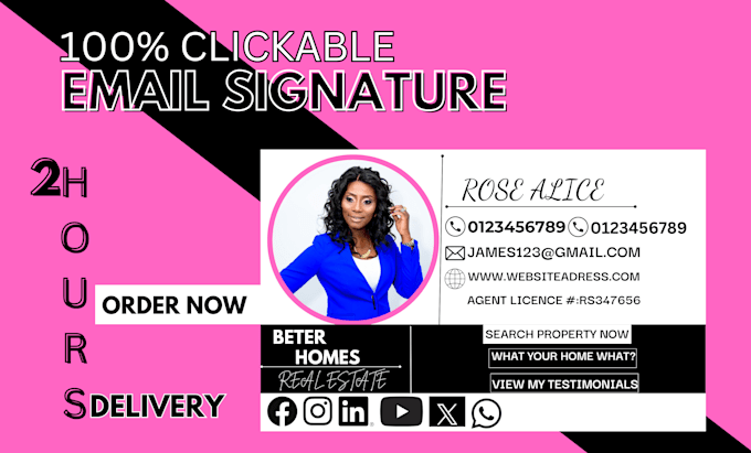 Custom logo animated gif email signatures and mp4 for brand by ...