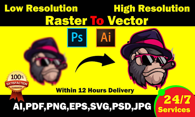 Do vector tracing, vectorize image, convert to vector and trace logo by ...