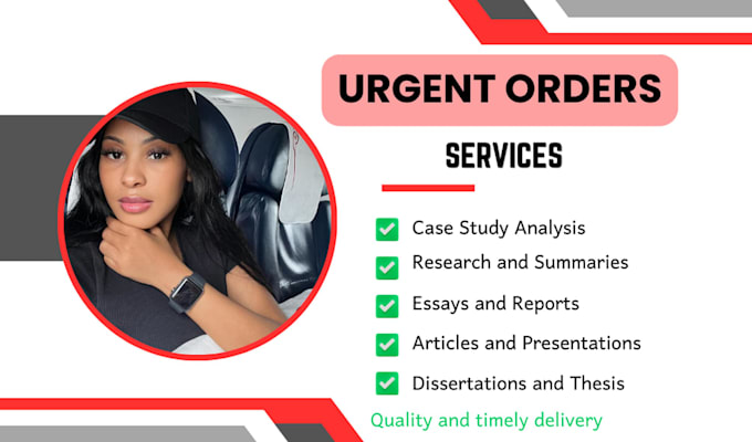 Case study analysis research and summary by Proff_betty01 | Fiverr