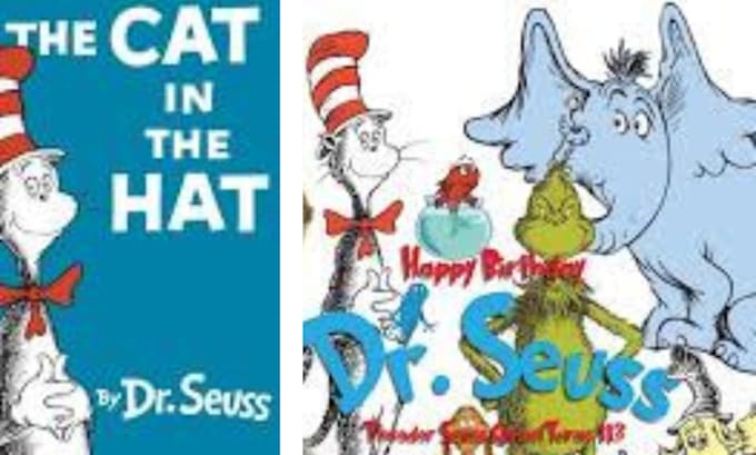 Design dr seuss colorful children book cover and illustration by ...
