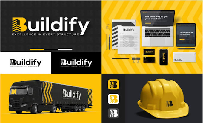 Create company logo design and complete brand identity with a full ...