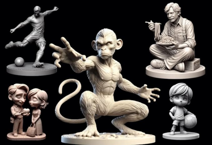 Make 3d character modeling 3d printing miniature 3d sculpting zbrush ...