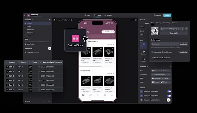 Develop Mobile App Using Appsheet Adalo Flutterflow Glide Airtable Softr By Dipenpau3 Fiverr