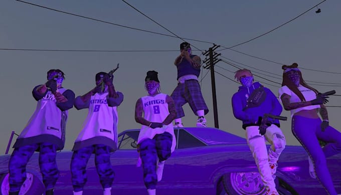 Make fivem custom chain, fivem gang clothing, custom pocket flag ...