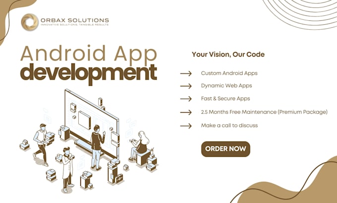 Do flutter app development for android by Orbaxsolutions | Fiverr