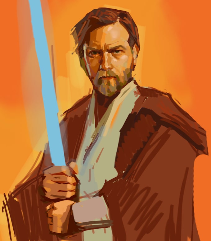 Draw a semi realistic digital portrait by Katmys | Fiverr