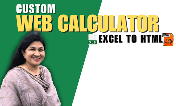 Build custom web calculator or convert excel to web by M1azad | Fiverr Build custom web calculator or convert excel to web by M1azad | Fiverr