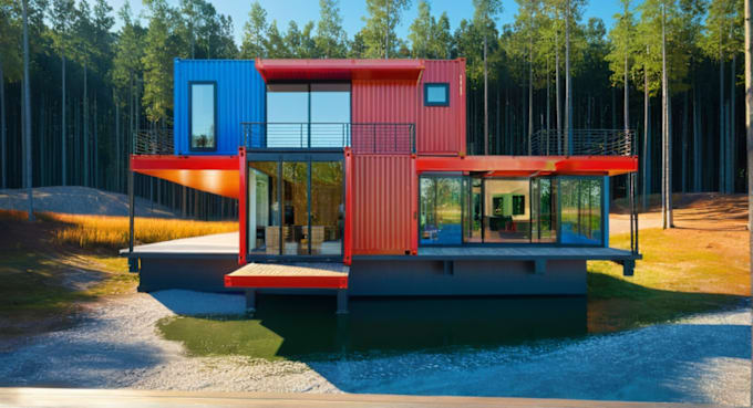 Design shipping container homes, shops, restaurants by Venu_eppili | Fiverr Design shipping container homes, shops, restaurants by Venu_eppili | Fiverr