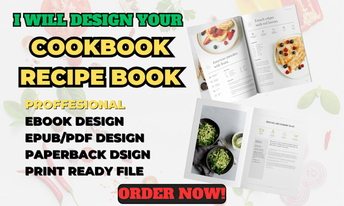 Ghostwrite and design cookbook, cookbook design, book design, cookbook writer by Cookbook_lady ...