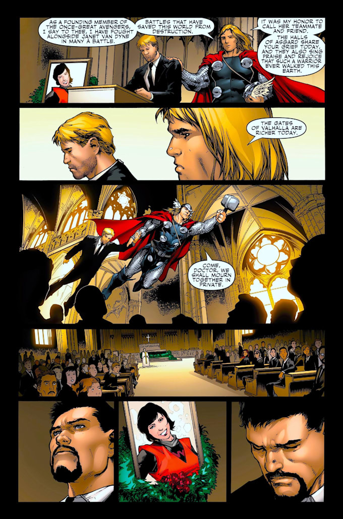 Illustrate custom comic pages character arts and storyboard for you ...