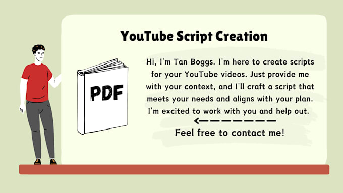 Create a script for youtube videos by Tanboggz | Fiverr