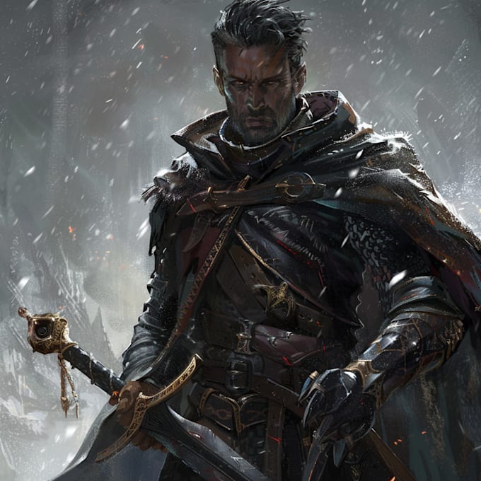 Draw a dnd character art and dnd character illustration by Anmar_azid ...