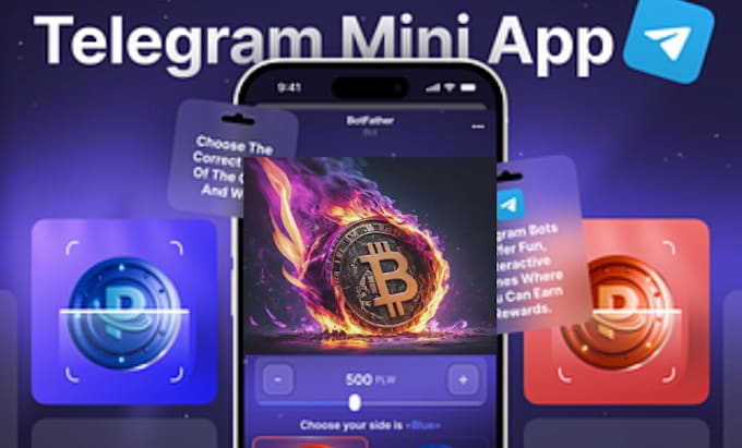 Develop telegram mini app crypto app clone mini app mini game app telegram bot by Sapphire922 ...