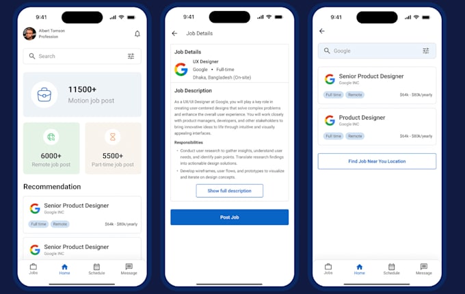 Develop job portal app, recruitment portal app, job board app by Josef ...