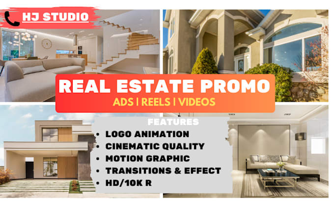 Do professional real estate promotion video editing by Hira037 | Fiverr