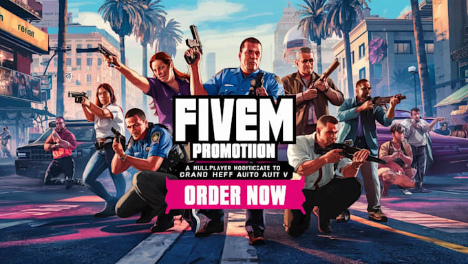 Do fivem server promotion, discord server promotion, fivem server ...