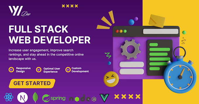 Create responsive websites in react , next js , spring boot by ...