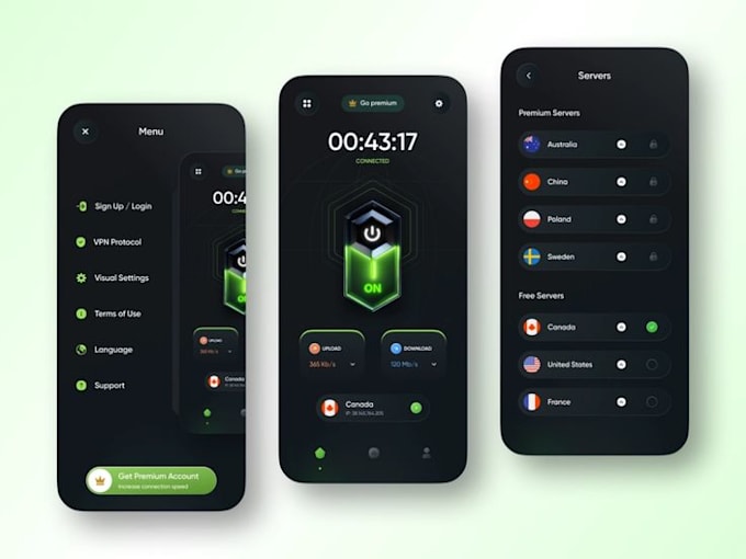 Develop android vpn app with admin panel, ads by Tazaobi | Fiverr