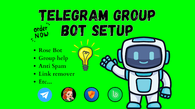 Setup telegram bots for your group professionally by Spark_gaze | Fiverr