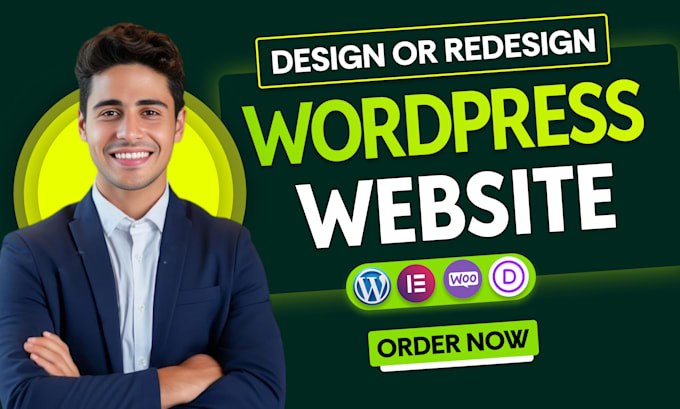 Design, redesign, build, rebuild, clone, edit, fix or revamp wordpress ...